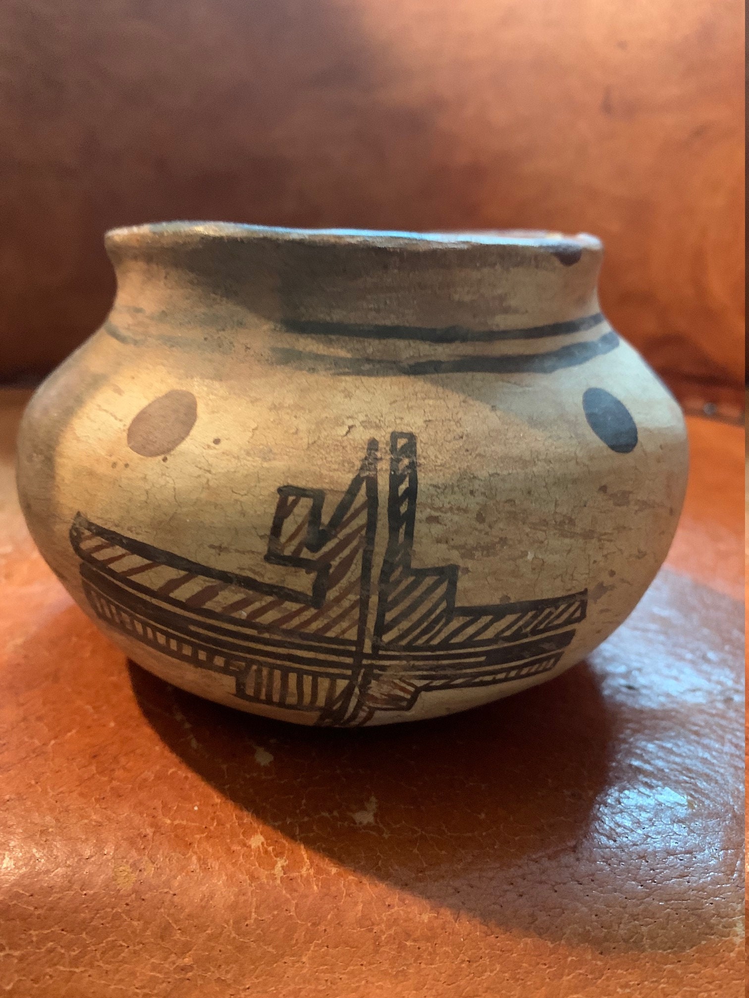Early Native American Hopi Walpi Polychrome Jar - Etsy