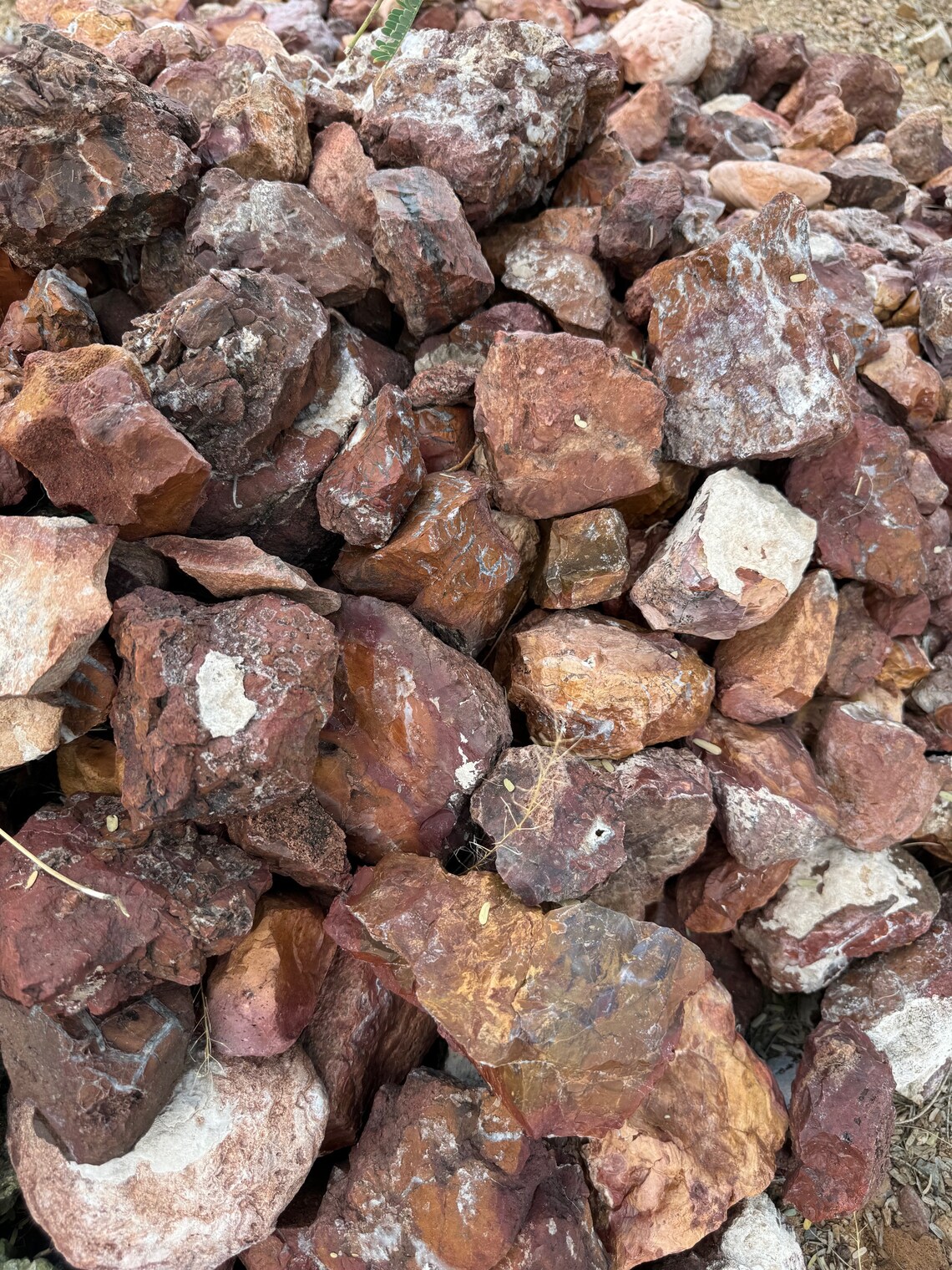 Jasper - Arizona - Raw Rough Rocks Tumbling Stones - Bulk Wholesale ...