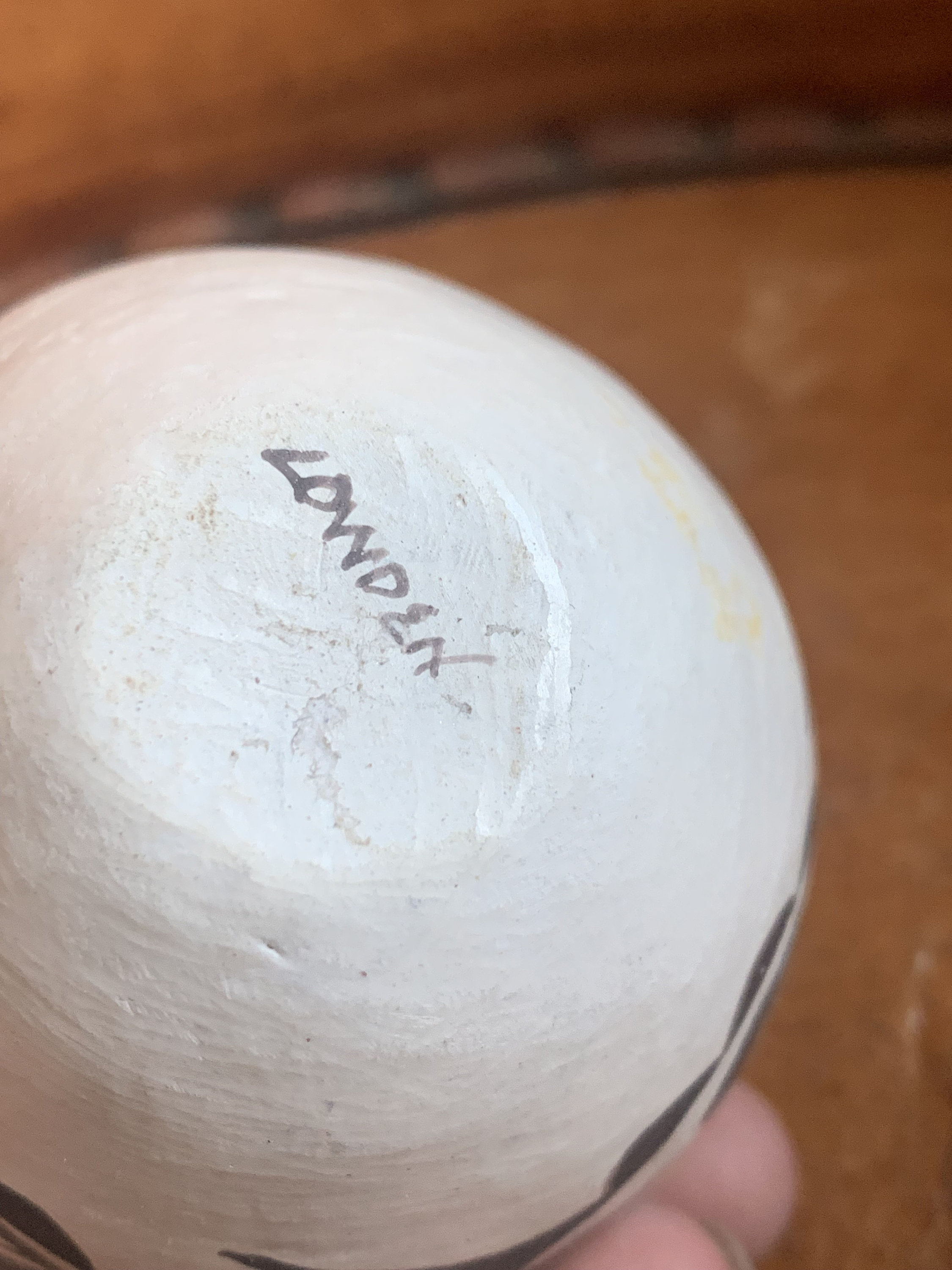 Native American Acoma Pueblo Polychrome Vessel Pot by Lowden Feather ...