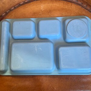 1980s Cafeteria School Trays - Blue - Etsy