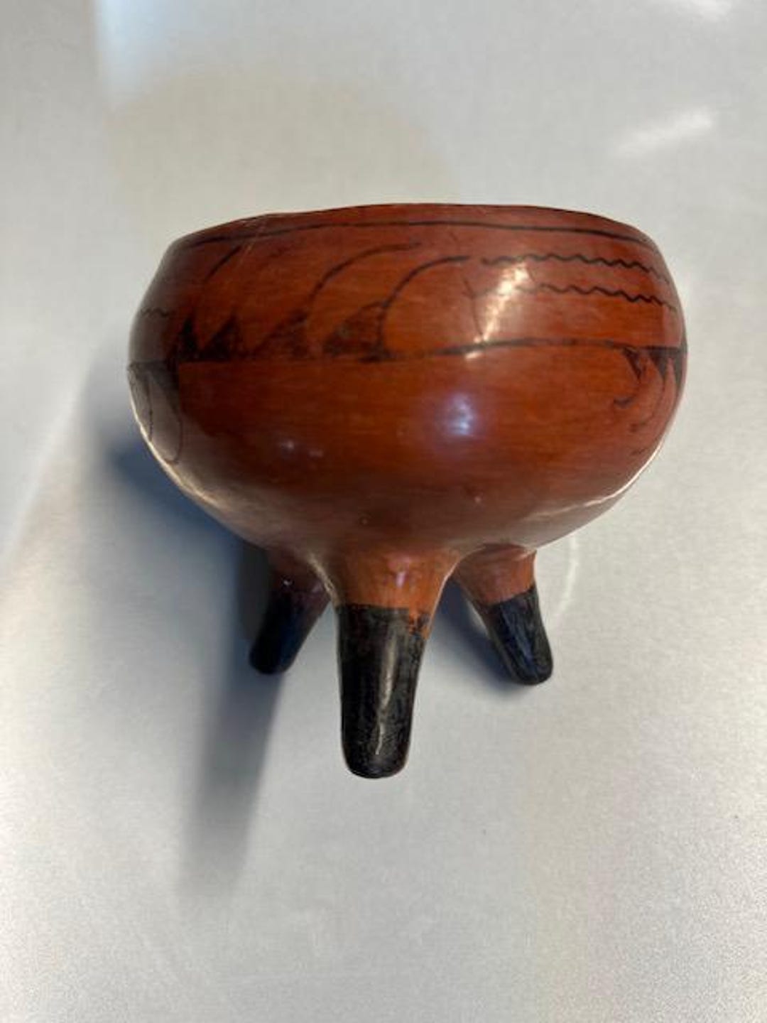Vintage Native American Maricopa / Pee-posh Pottery Tri Legged Shape - Etsy