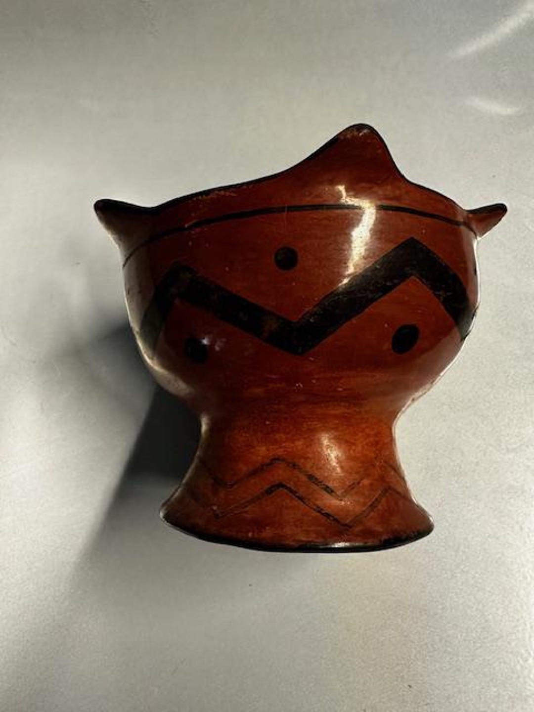 Vintage Native American Maricopa / Pee-posh Pottery Chalice Shape - Etsy