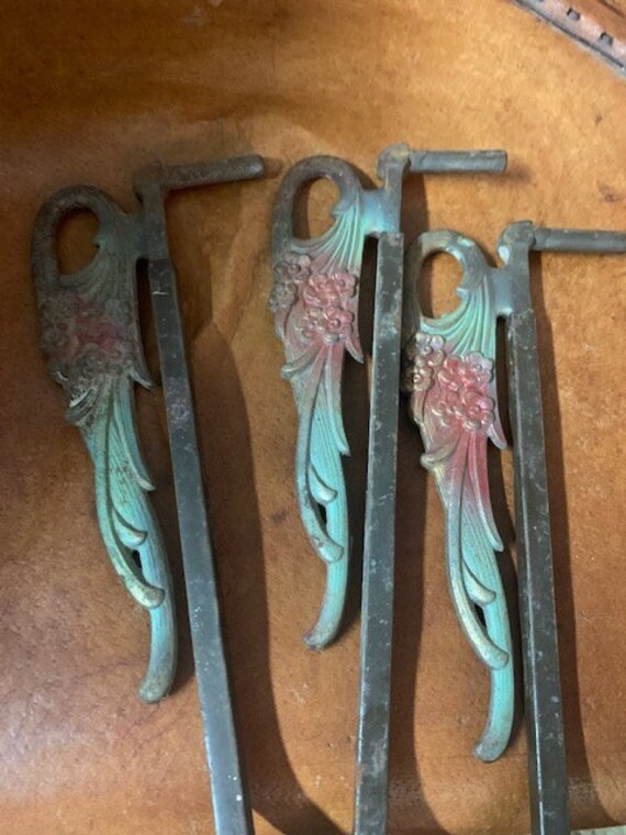 1920s Art Deco Polychrome Cast Iron Extending Swing Arm | Etsy