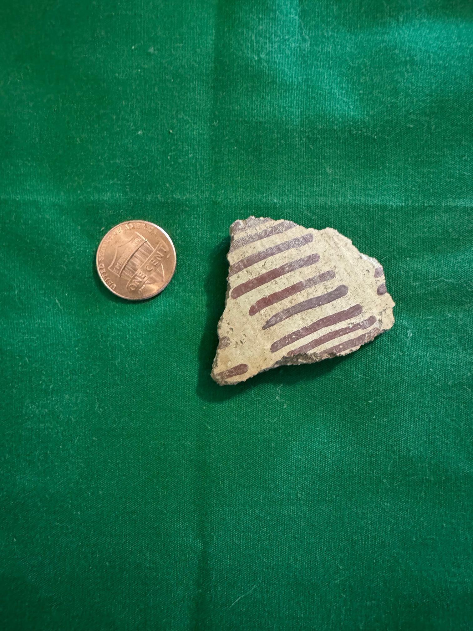 Prehistoric Hohokam Rincon Red-on-brown Native American Pottery Shard ...