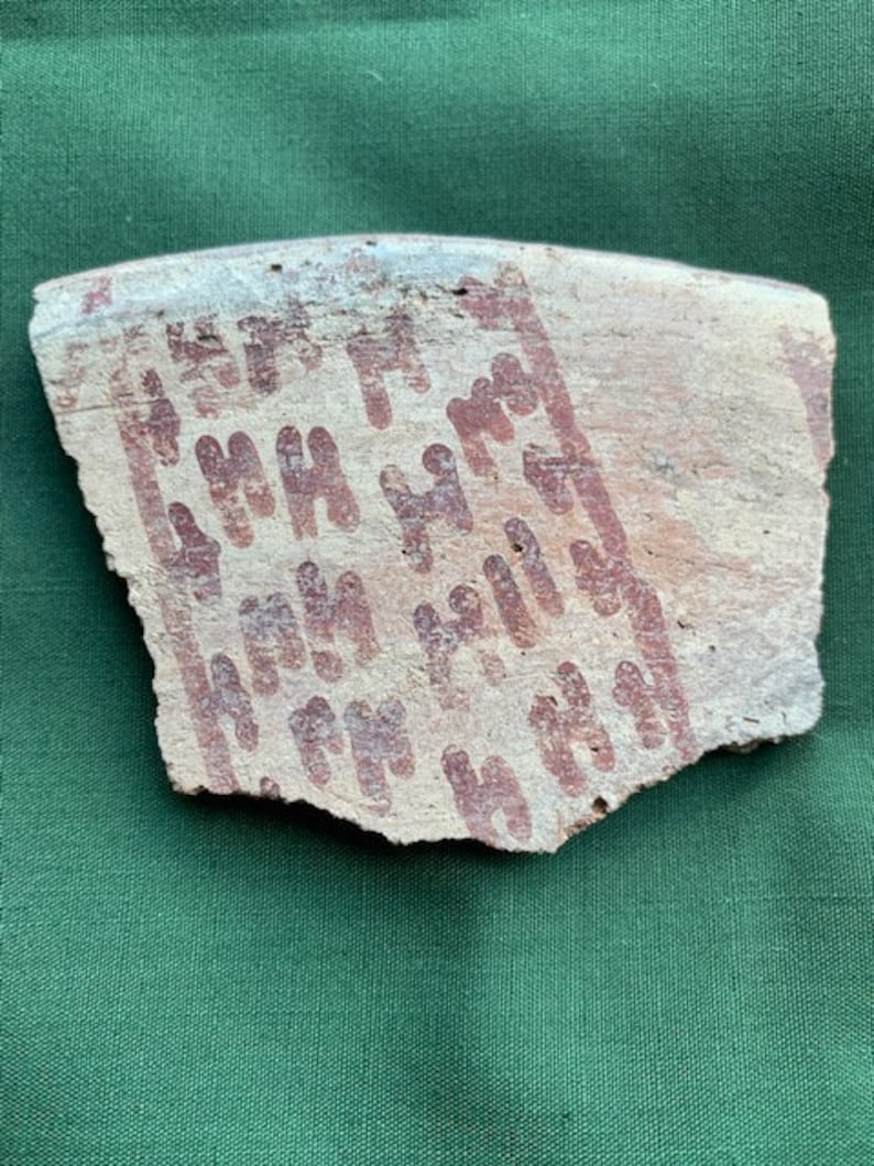 Prehistoric Hohokam Native American Pottery Shard Artifact Etsy