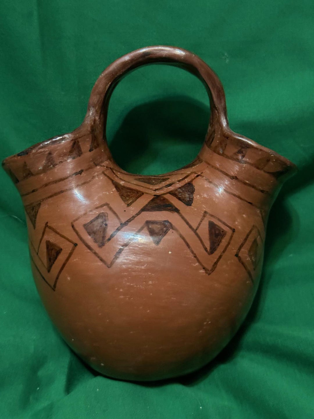 Native American Maricopa / Pee-posh Pottery Wedding Vase by Evelyn ...