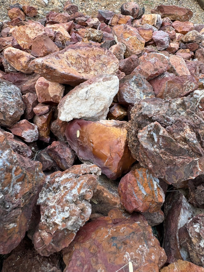 Jasper - Arizona - Raw Rough Rocks Tumbling Stones - Bulk Wholesale ...