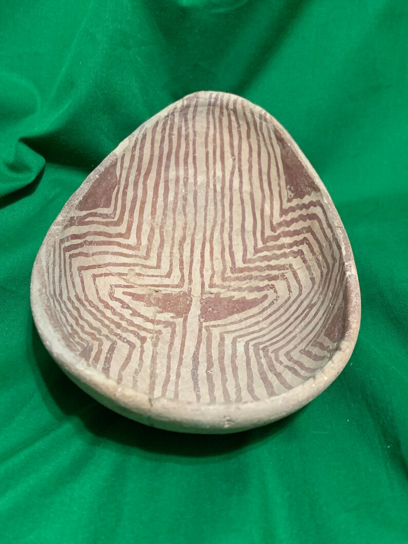 Native American Prehistoric Hohokam Santa Cruz Red-on-buff Pottery ...