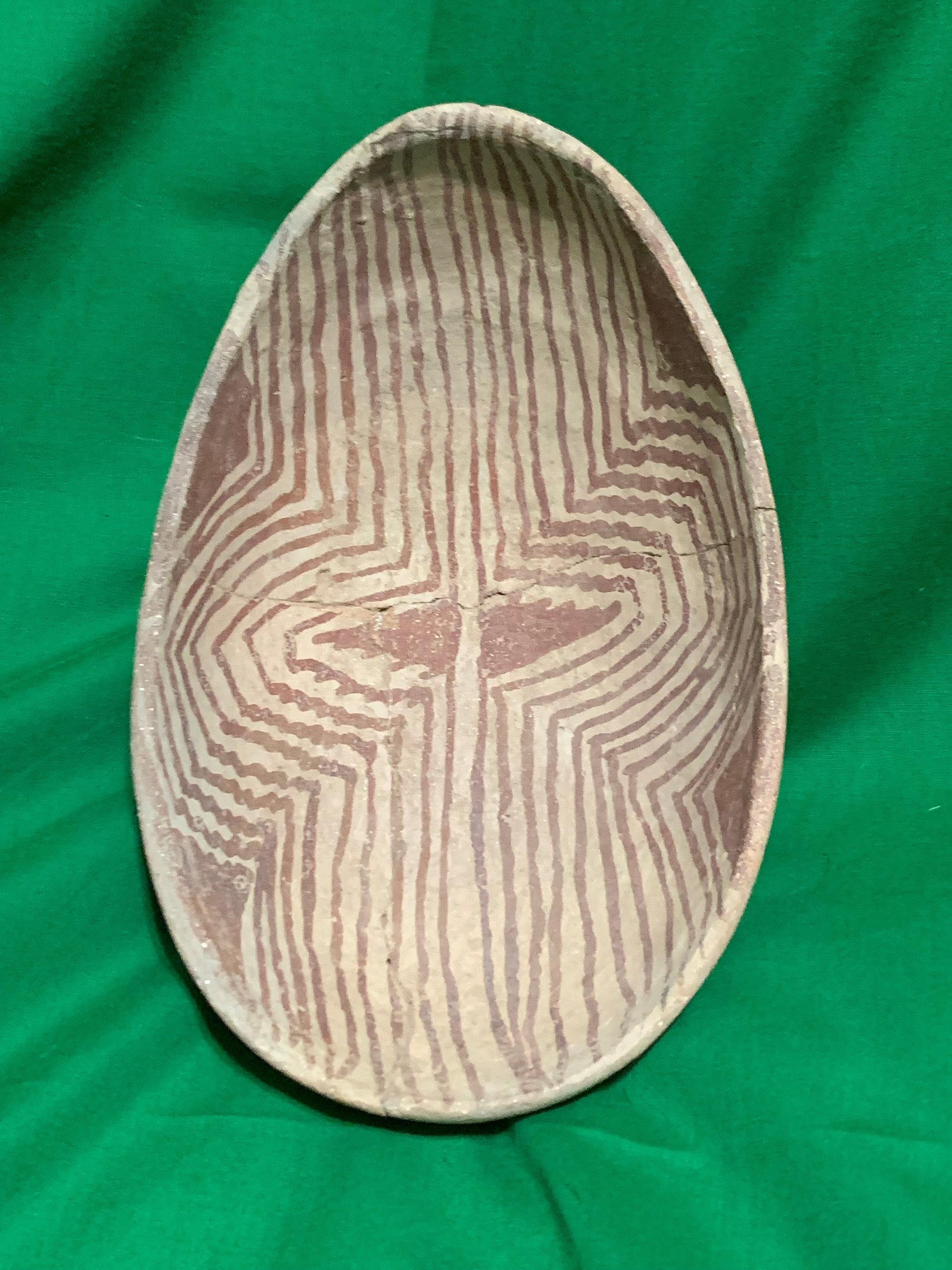 Native American Prehistoric Hohokam Santa Cruz Red-on-buff Pottery ...
