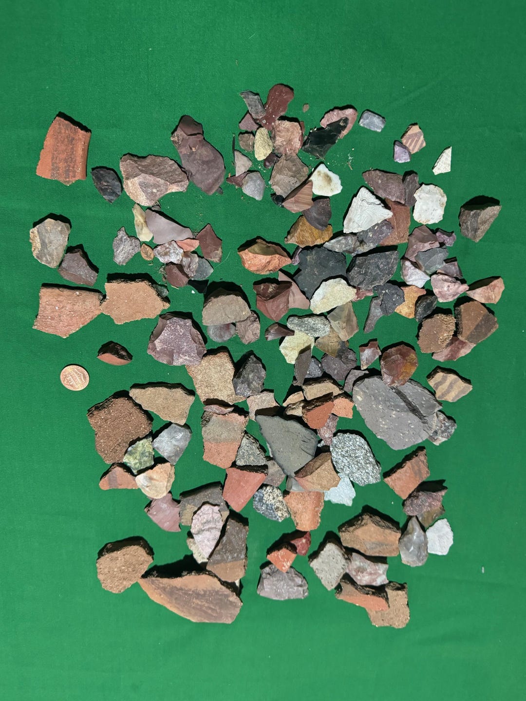 Prehistoric Native American Debitage - Flint, Pottery Shards & More - Etsy