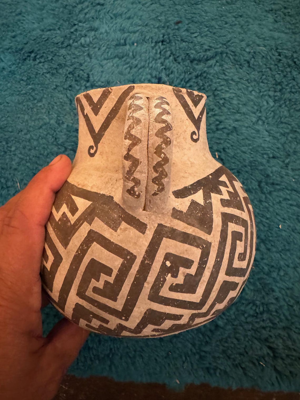 Prehistoric Ancestral Puebloan Anasazi / Mogollon SNOWFLAKE Black-on ...