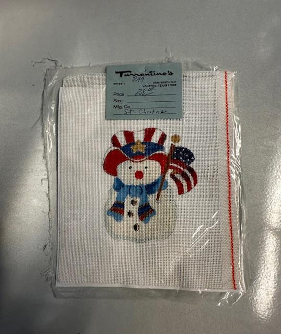 Set of 3 Turrentine's Cross Stich Saint Christmas Snowmen - Etsy