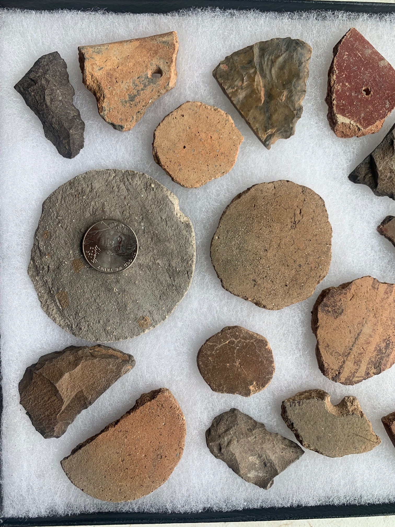 Prehistoric Native American Pottery Shard & Stone Artifacts - Etsy