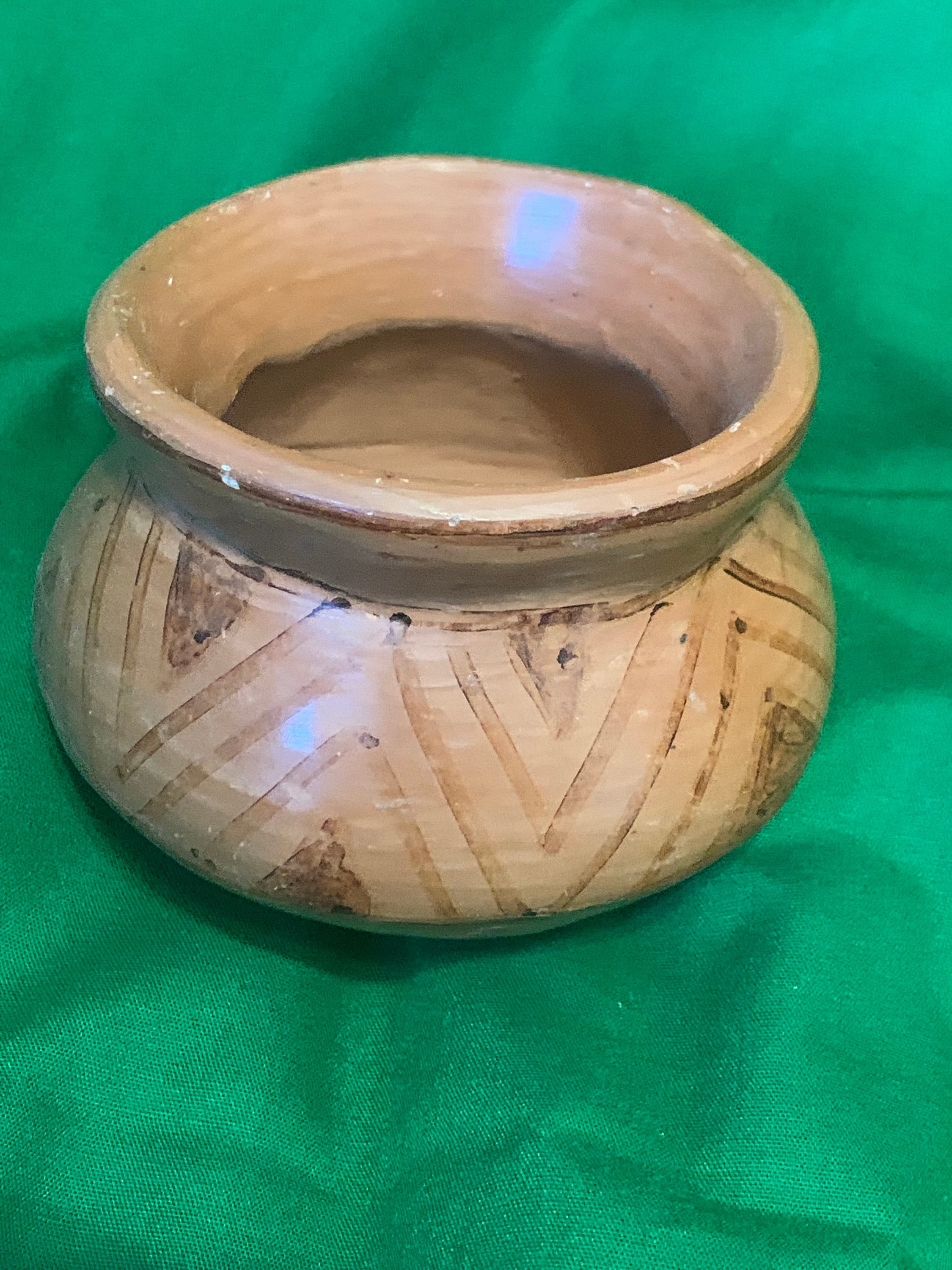 Vintage Maricopa Pottery Vase With Indented Bottom Arizona Native ...