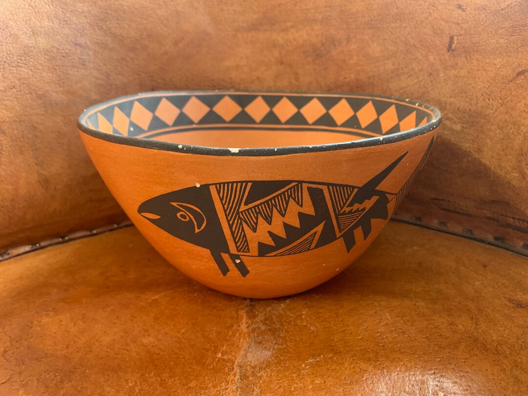 Native American Acoma - Laguna Bowl by Sarah Garcia, New Mexico Pueblo ...