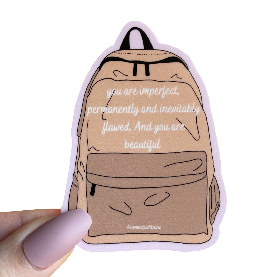 Imperfectly Perfect Sticker - Etsy