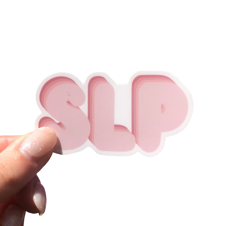 Pink SLP Sticker - Etsy