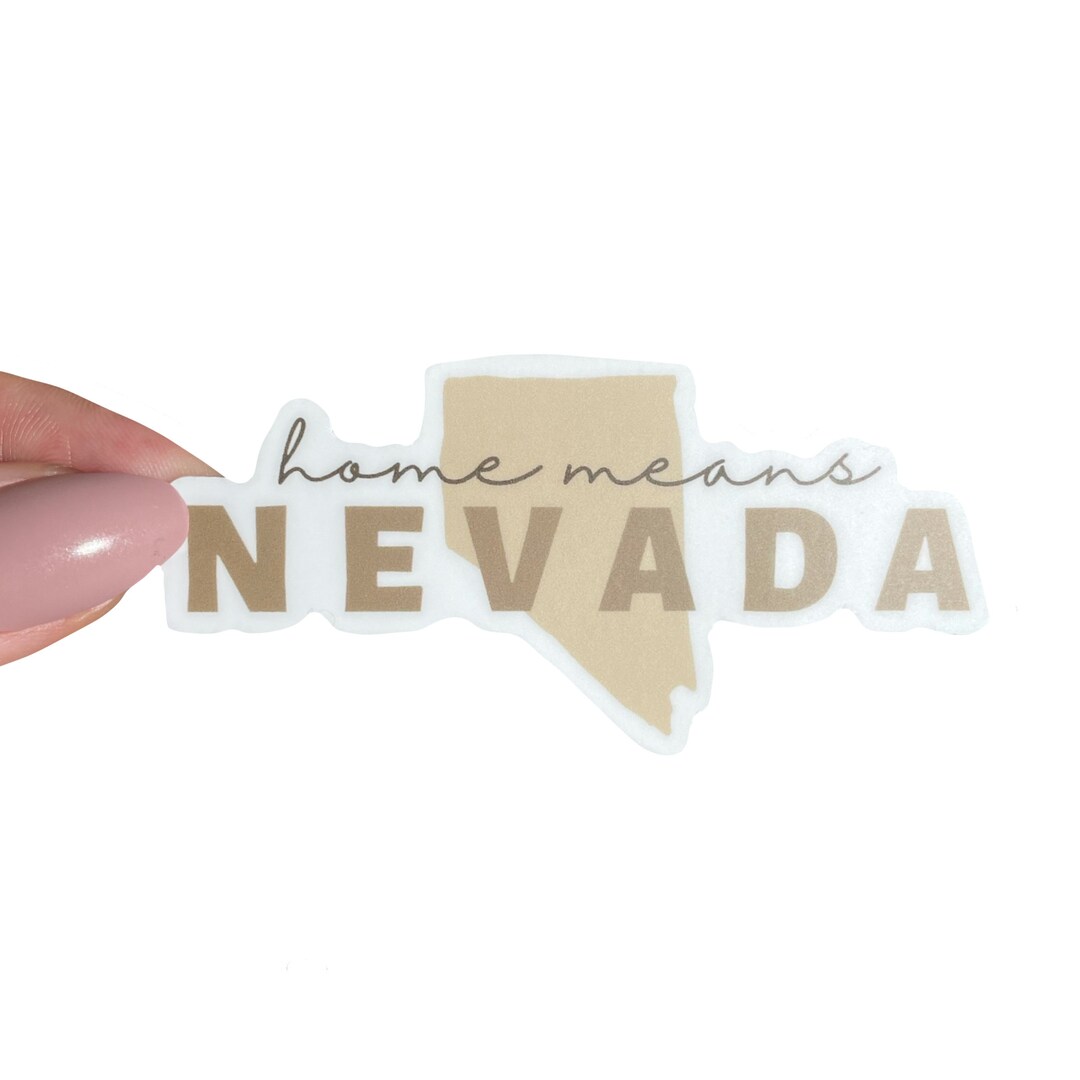 Home Means Nevada Sticker - Etsy