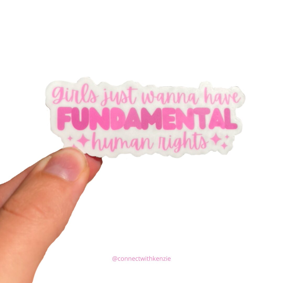 Girls Just Wanna Have Fun Sticker - Etsy