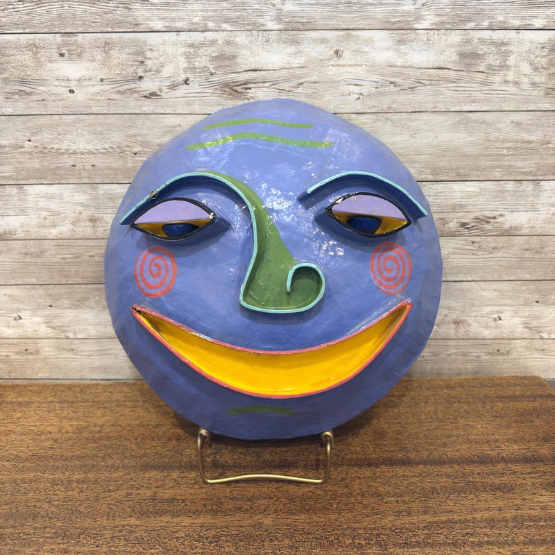 Paper Mache Moon - Etsy