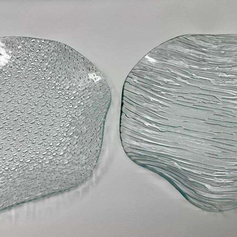 Recycled Glass Plate - Etsy