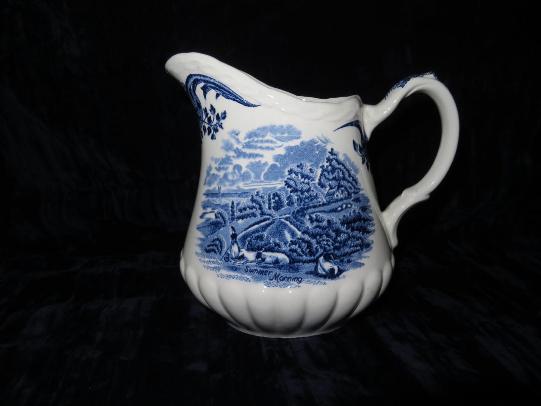 Vintage Summer Morning, Jug, Pitcher, Scenes After Constable, W.H ...