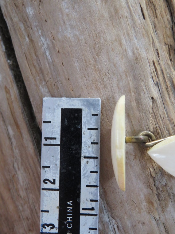 Vintage Bone Inuit Cufflinks , 1970s, Unique, Stunnin… - Gem