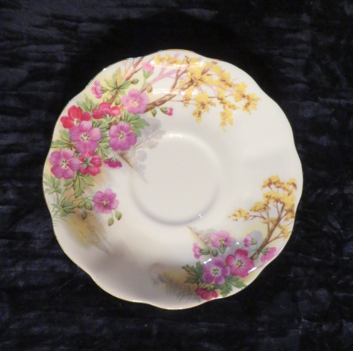 Vintage Wild Geranium, Royal Albert, Made in England, Bone China, Tea ...