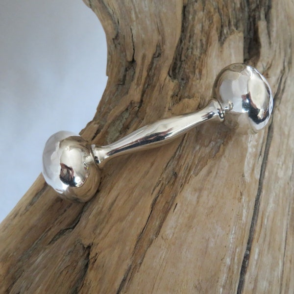 Sterling Baby Rattle - Etsy