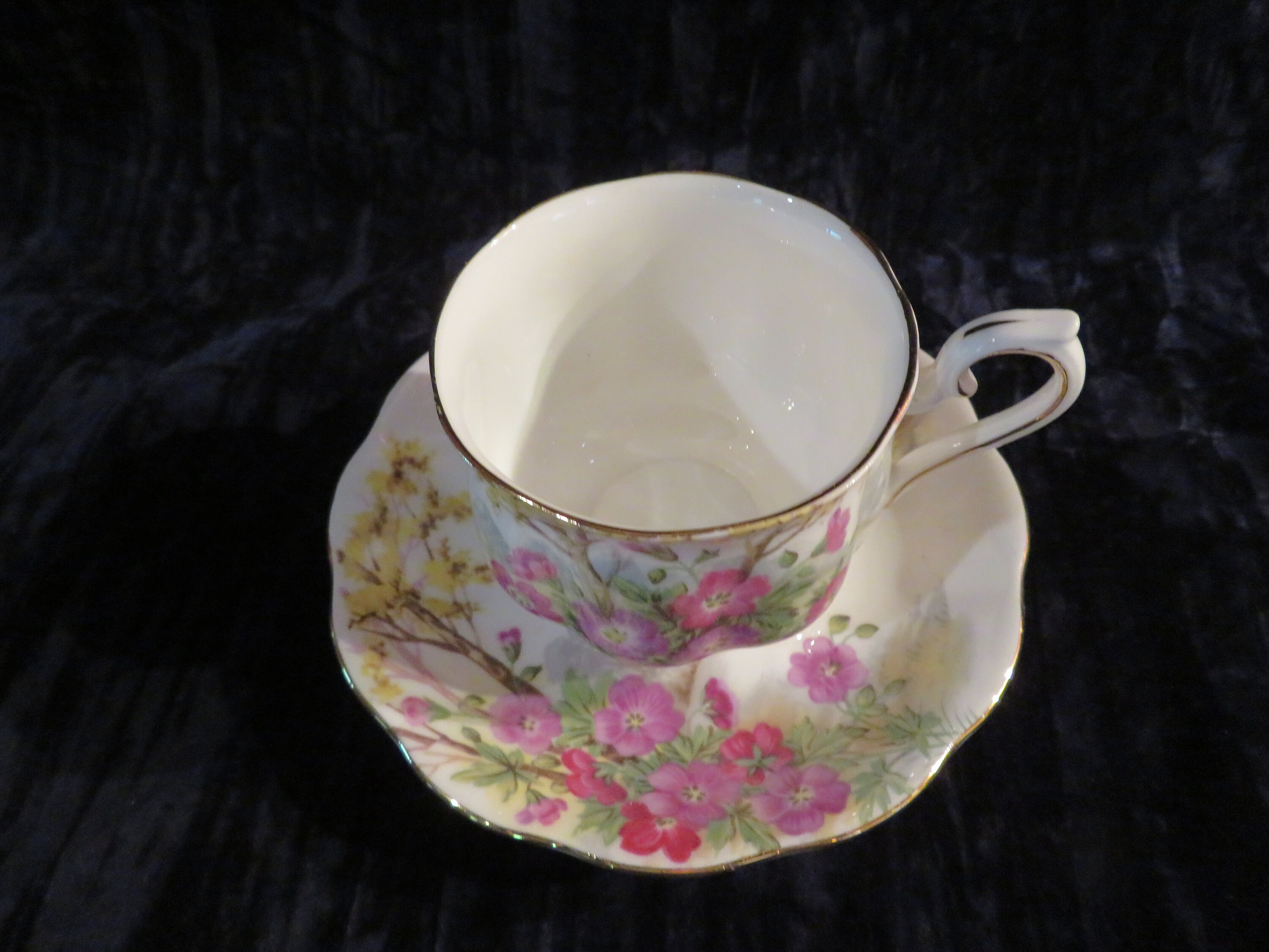 Vintage Wild Geranium, Royal Albert, Made in England, Bone China, Tea ...