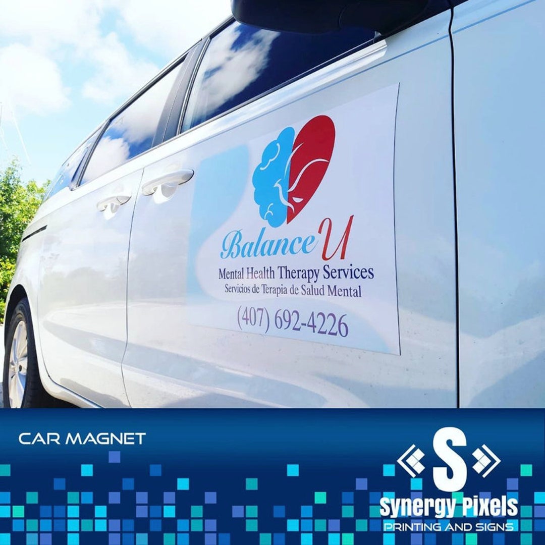 FULL COLOR Car Magnets Sign Custom Magnets Custom Magnetic - Etsy