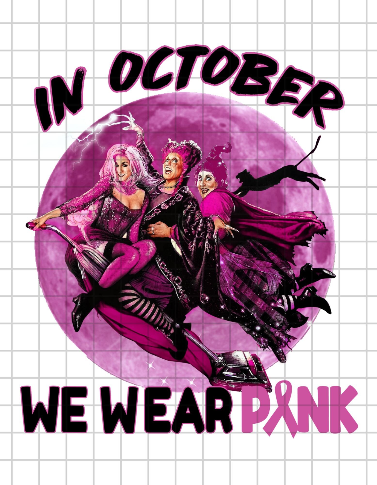Hocus Pocus in October We Wear Pink - Etsy