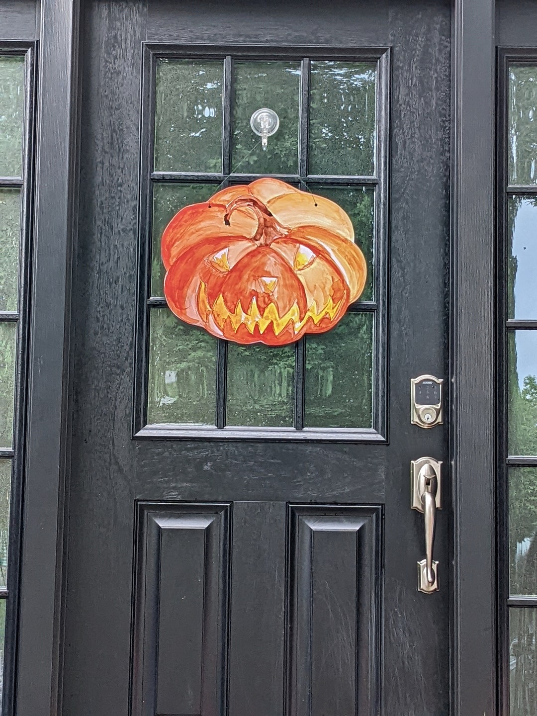 Jack-o-lantern | Pumpkin | Door Art | Halloween | Door Decor | Door ...