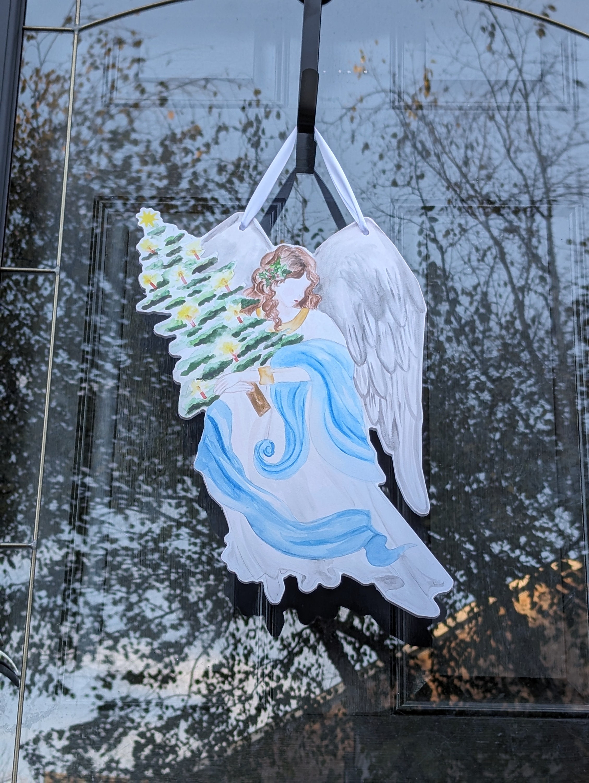 Antique Angel Christmas Jesus Door Art Door Hanger Decor - Etsy