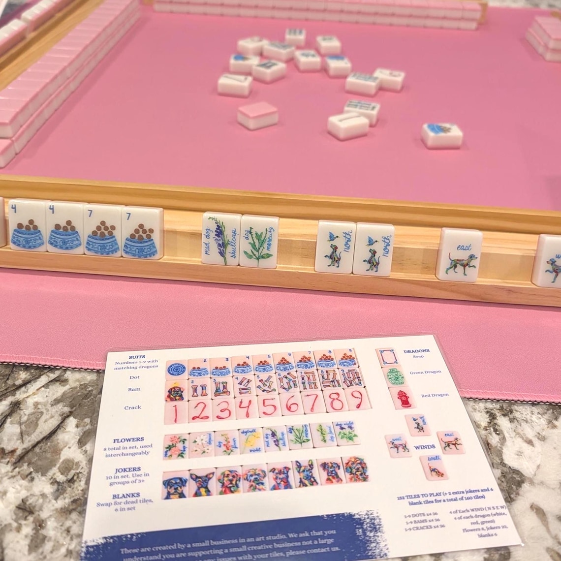 Dog Rescue Mahjong Set - Etsy