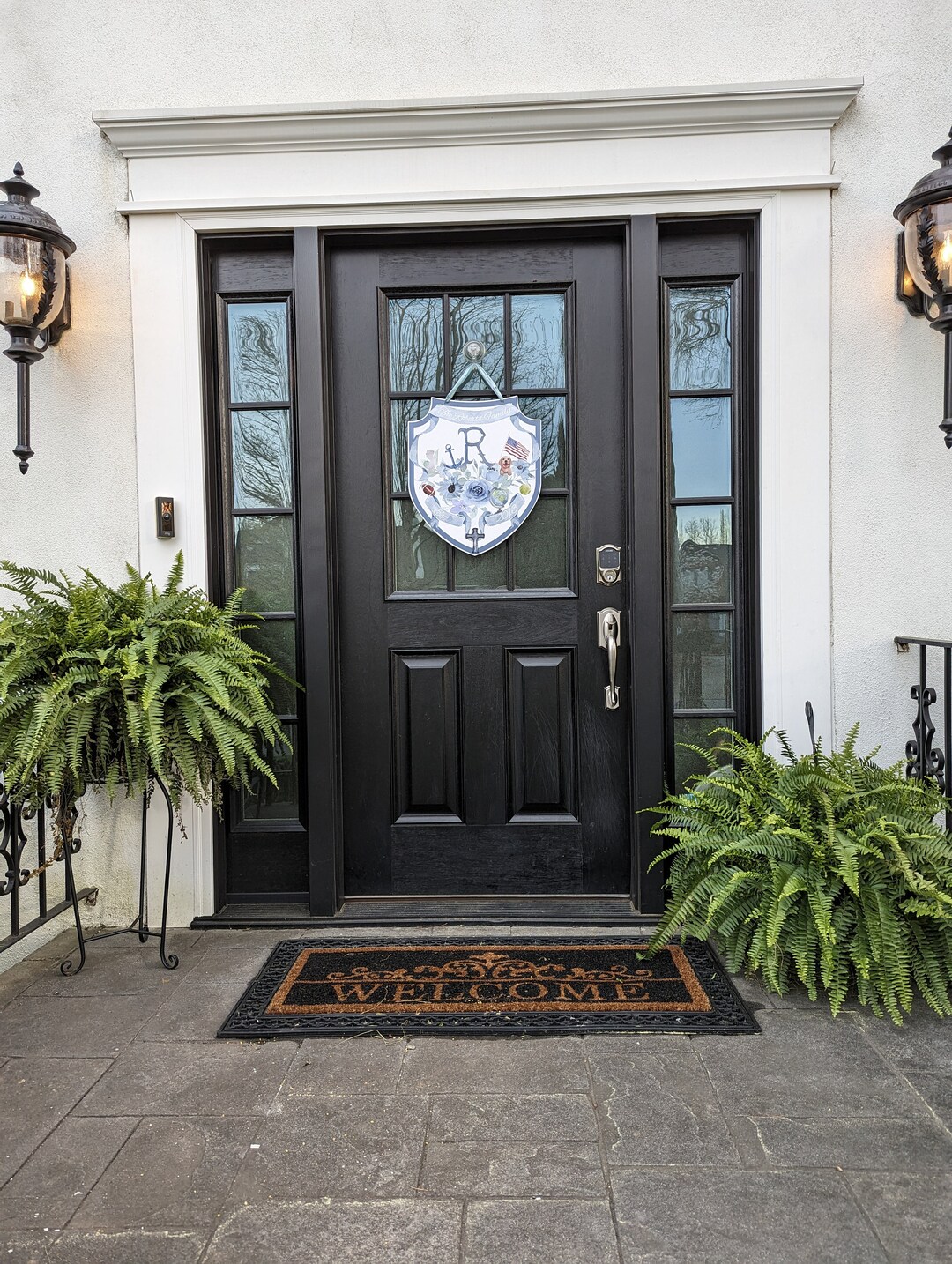 Family Crest Door Art Door Decor Heritage - Etsy