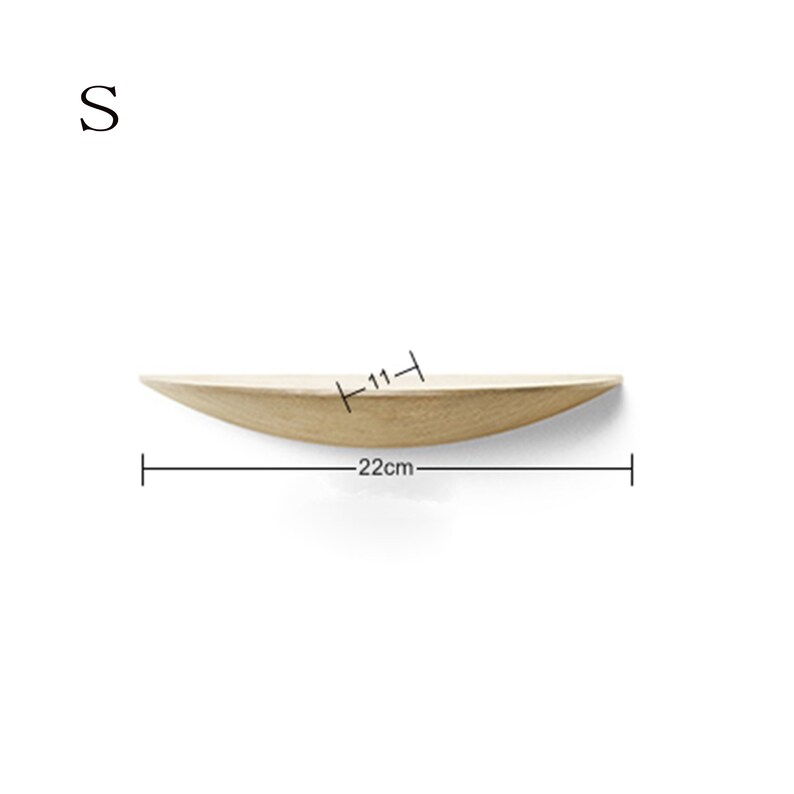 Modern Solid Wood Half Round Shelf Wooden Wall Decorative - Etsy