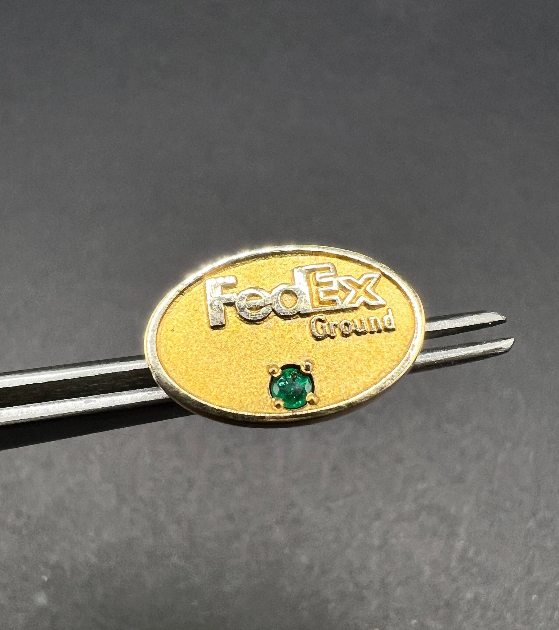 Fedex 10K Solid Gold Service Award Pin, Fedex Ground, Loyalty Award Pin ...