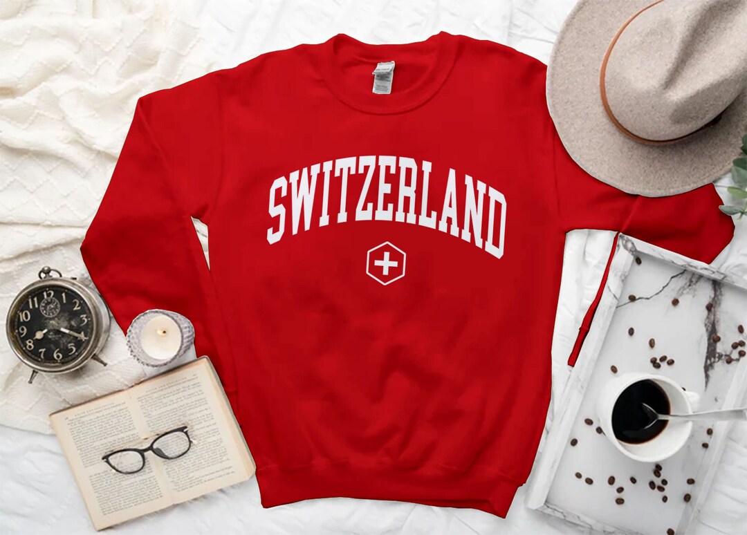 Switzerland Sweatshirt, Cool Comfort Switzerland Sweater, Switzerland ...