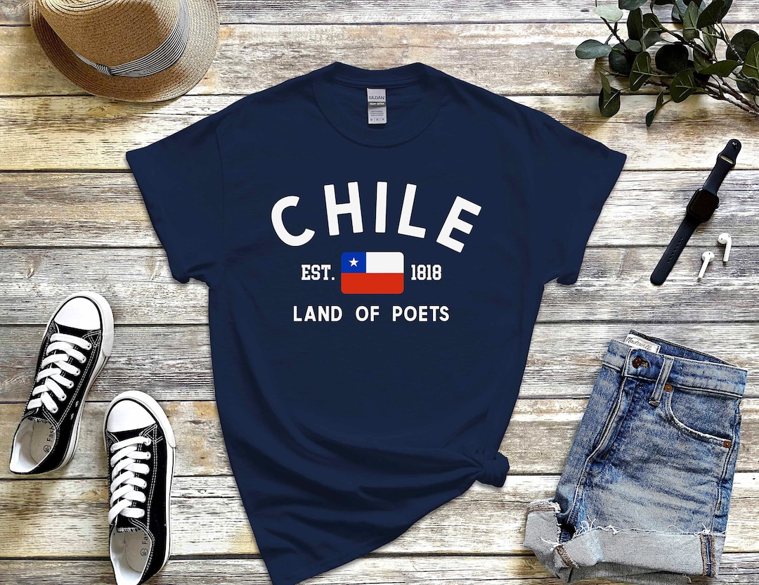 Chile Shirt, Cozy Chile Tshirt With Nickname and Established, Land of ...