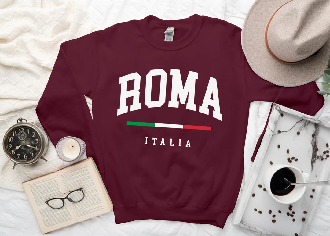 Roma Sweatshirt, Capital City of Italia Roma Sweater, Rome Italy ...