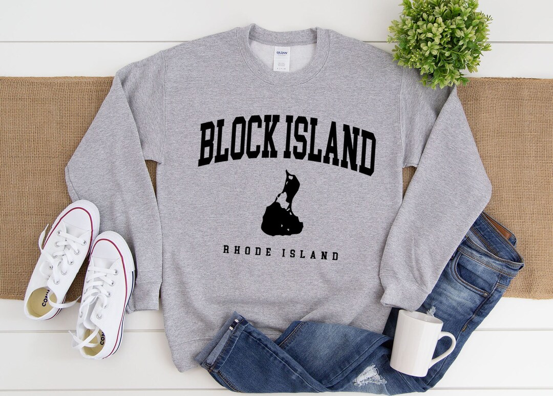 Block Island Sweatshirt, Comfort Block Rhode Island Sweater, Block ...