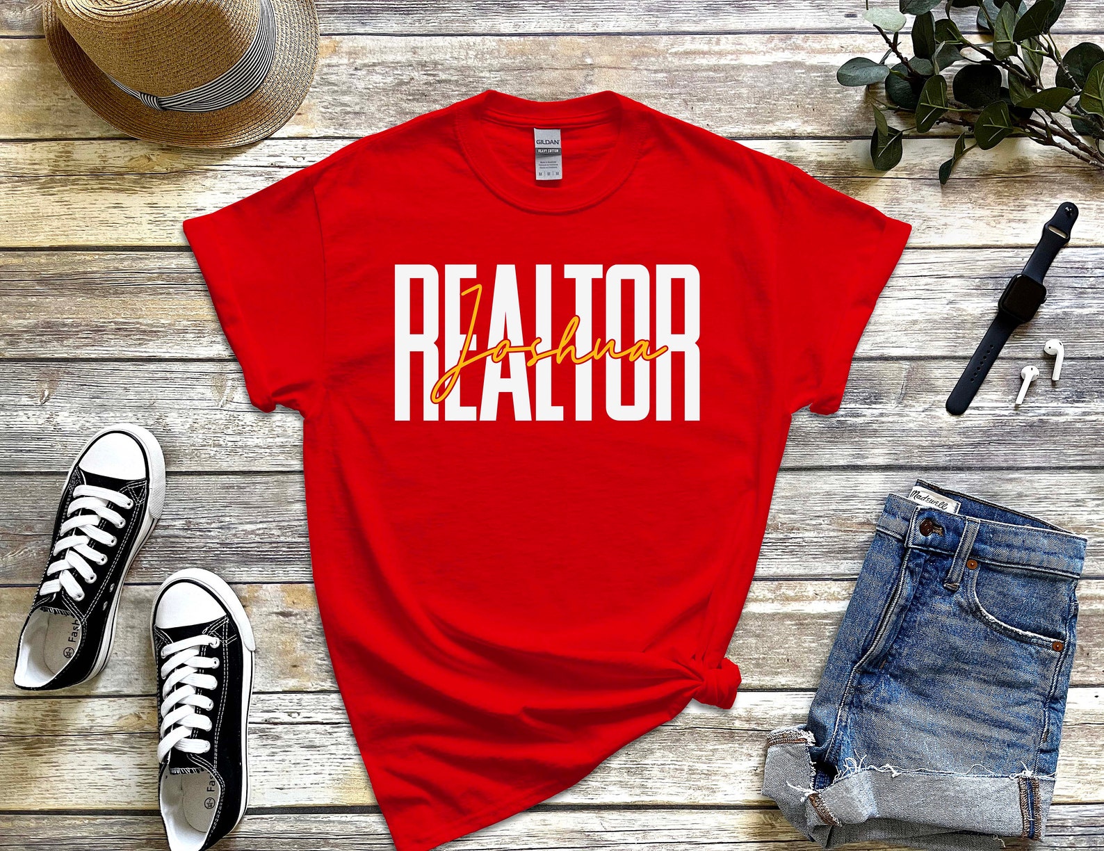 Custom Realtor Shirt, Cozy Personalized Realtor Tshirt, Real Estate ...