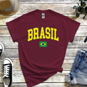 Brasil Shirt, Cozy Brazil Tshirt, South America Capital Country, Brasil ...