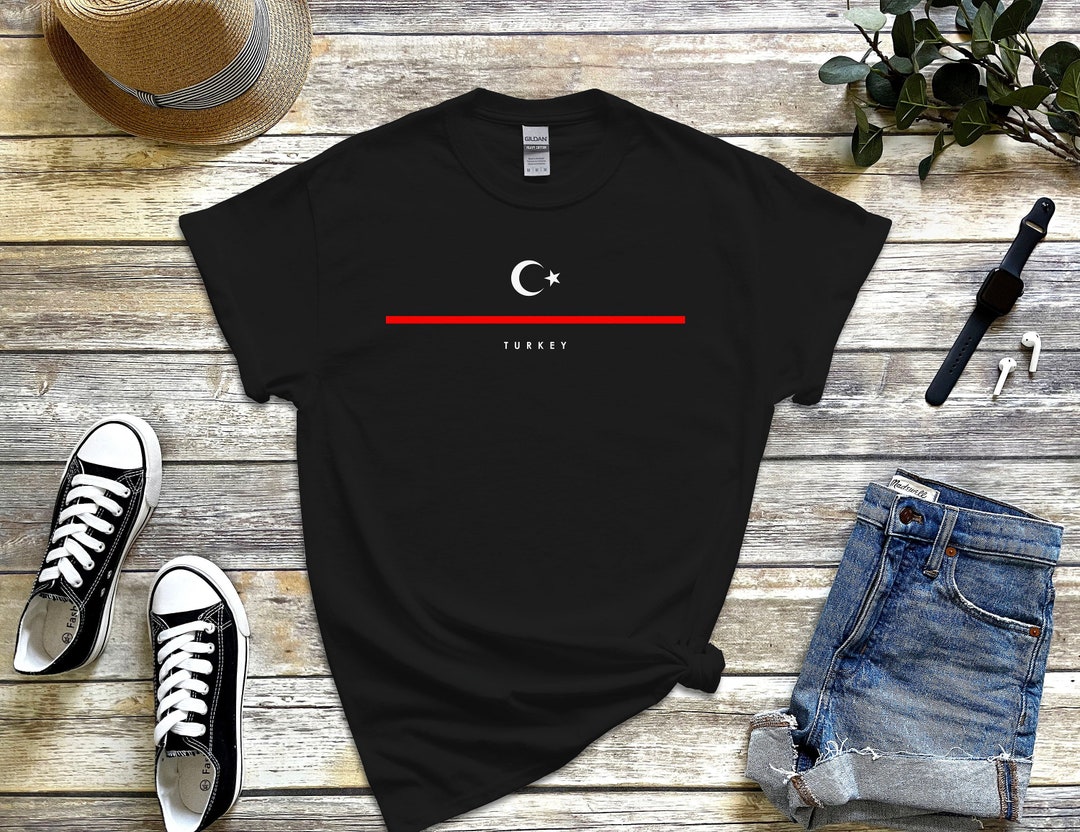 Turkey Shirt, Country Logo With Flag Türkiye Tshirt, Coat of Arms of ...