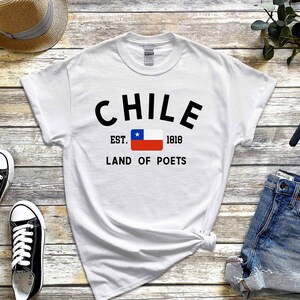 Chile Shirt, Cozy Chile Tshirt With Nickname and Established, Land of ...