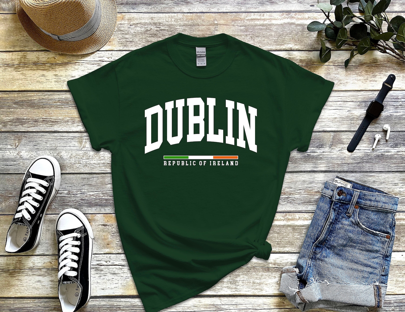 Dublin Shirt, College Style Dublin Ireland Tshirt, Dublin Tee Shirt ...