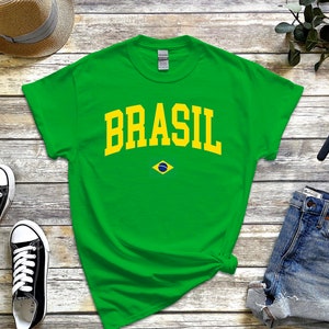 Brasil Shirt, Cozy Brazil Tshirt, South America Capital Country, Brasil ...