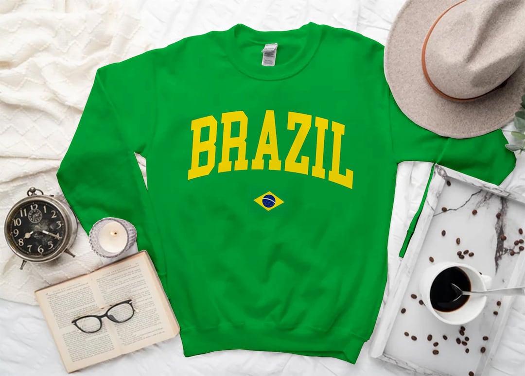 Brazil Sweatshirt, Cool Comfort Brasil Sweater, South America Capital ...
