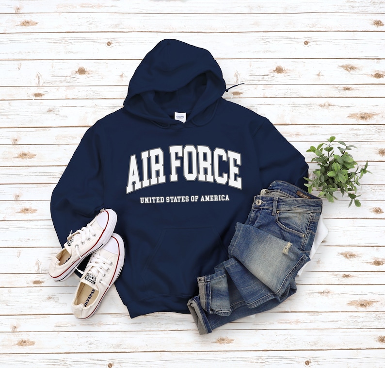 US Air Force Hoodie Sweatshirt, Comfort Air Force Sweater, Army Hooded ...